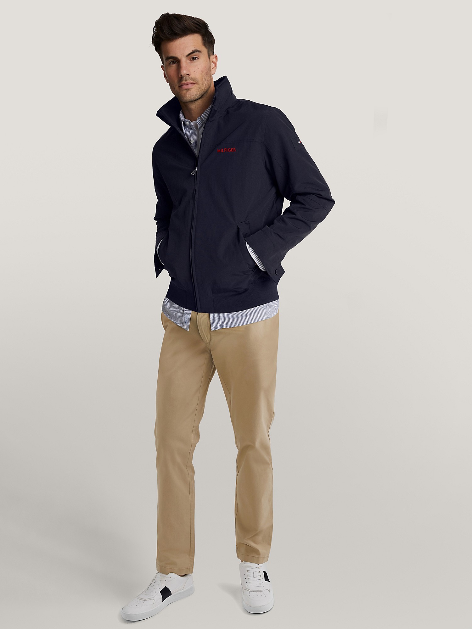 포포몰 타미힐피거 맨 로고 레가타 윈드브레이커 자켓 78J8297