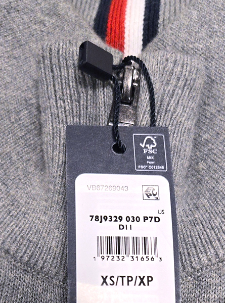 포포몰 타미힐피거 맨 하프집업 스웨터 78J9329