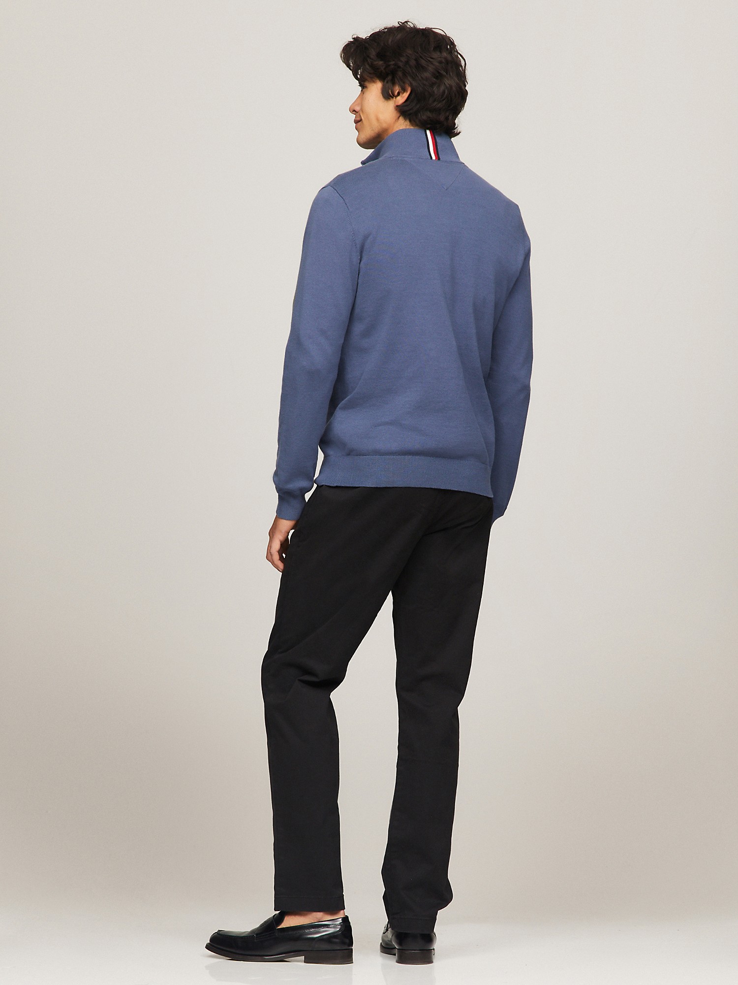 포포몰 타미힐피거 맨 하프집업 스웨터 78J9329